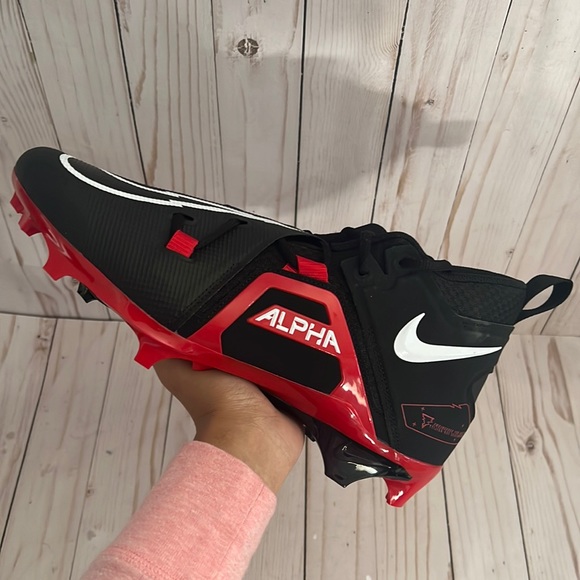 Nike | Shoes | Mens Nike Alpha Menace Pro 3 Blackuniversity Red ...